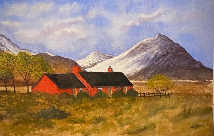the mountains of Glencoe - Steve Prentice - Paintings & Prints ...
