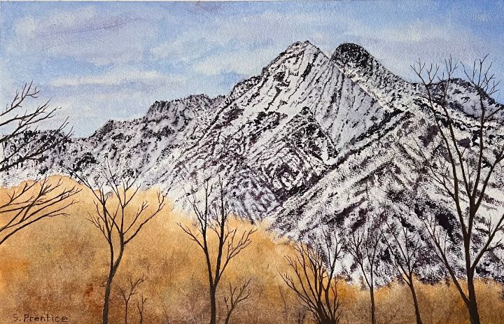 Mount Olympus - Steve Prentice - Paintings & Prints, Landscapes ...