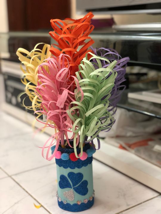 Art And Craft With Paper Flower Pot | Best Flower Site