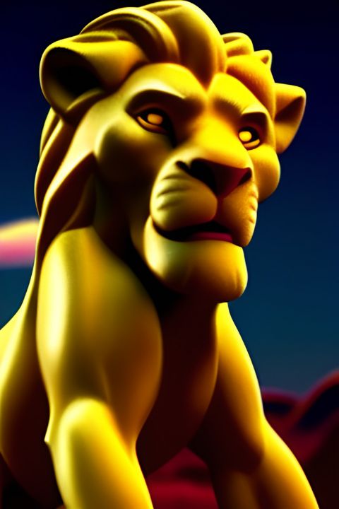 Alpha Lion - Marz Rebel - Digital Art & AI, Abstract, Other Abstract ...