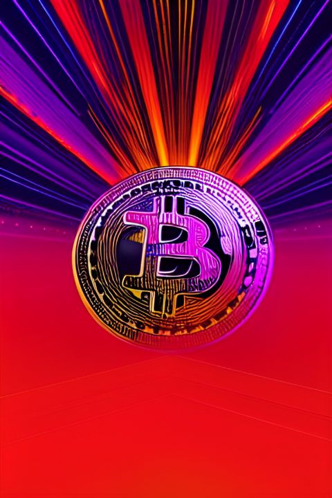 Colourful Bitcoin - Marz Rebel - Digital Art & AI, Abstract, Other ...