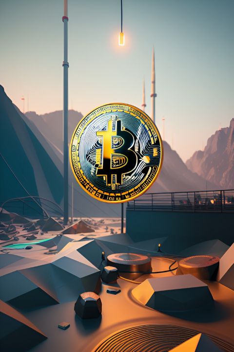 BTC Grounds - Marz Rebel - Digital Art & AI, Abstract, Other Abstract ...