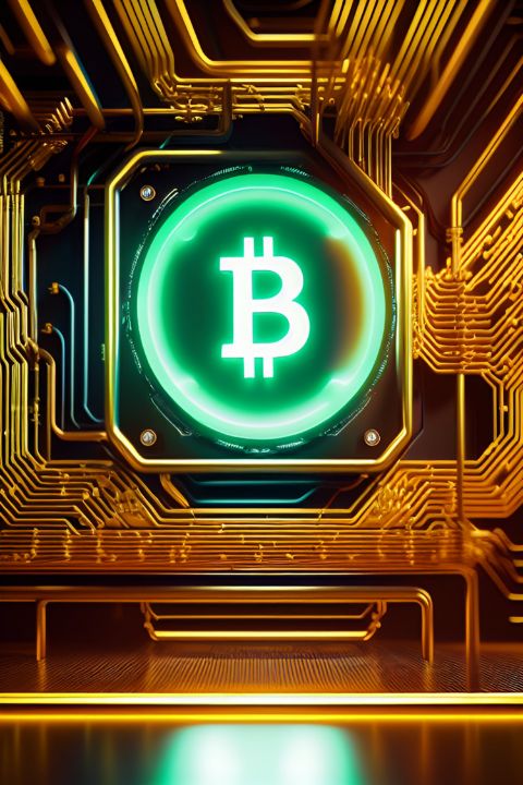 BTC Gold - Marz Rebel - Digital Art & AI, Abstract, Other Abstract - ArtPal