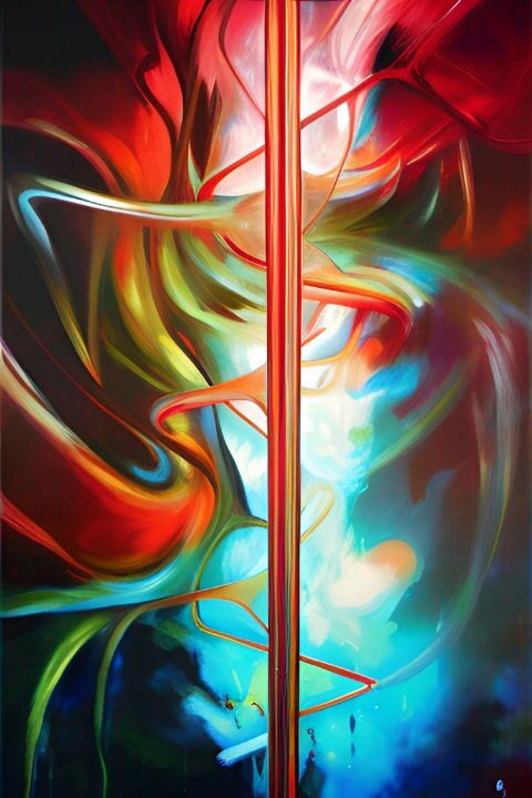 Dna 57 - Marz Rebel - Digital Art & AI, Abstract, Other Abstract - ArtPal