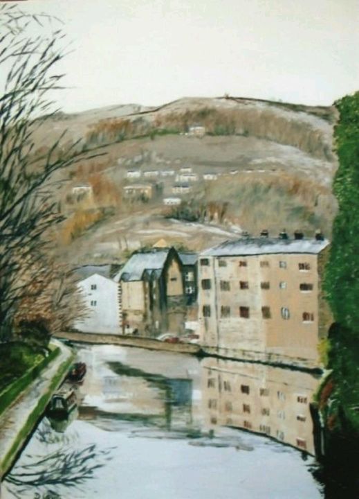 Hebden bridge - Dave Lowe - Paintings & Prints, Landscapes & Nature ...