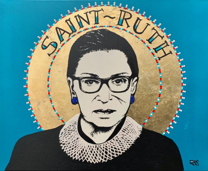 Saint RBG 8x10 giclée - Art by James Rall - Paintings & Prints ...