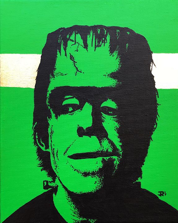 Herman Munster 8”x10” giclée - Art by James Rall - Paintings & Prints ...