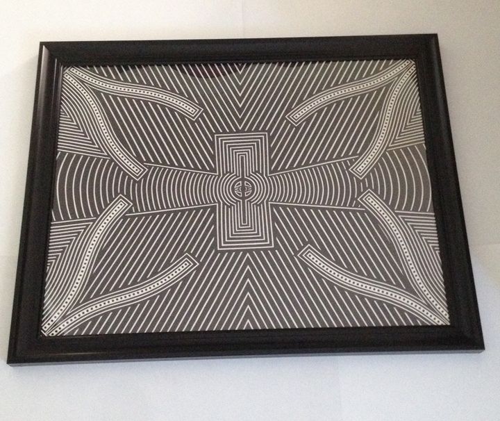 In flower shape - Kurtis gentile - Drawings & Illustration, Abstract ...