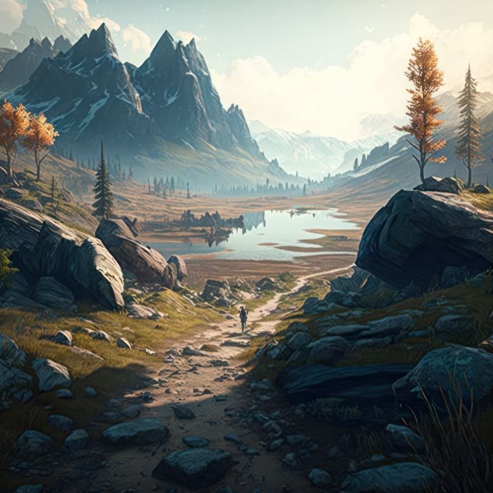 Beautiful view of the mountains - Level Designer, Game Designer ...