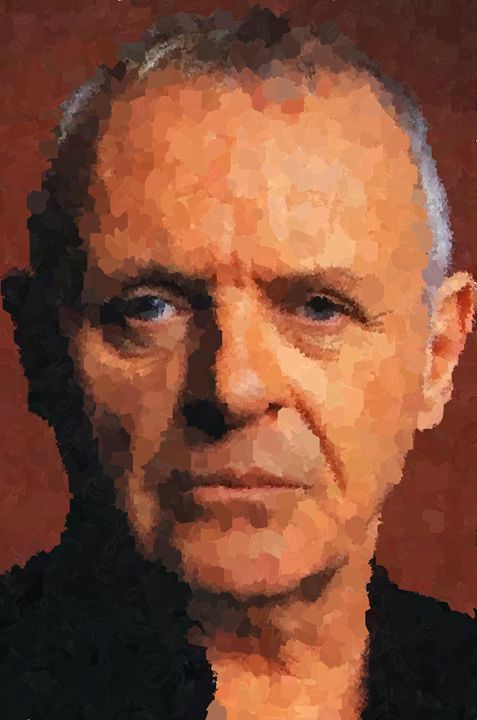 Anthony Hopkins Portrait - Portraits by Samuel Majcen - Digital Art ...