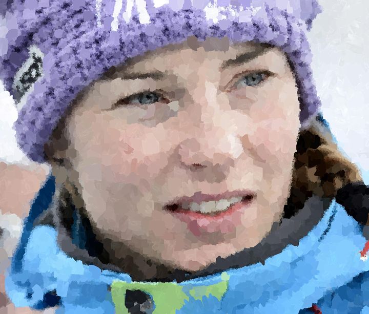 Tina Maze Portrait - Portraits by Samuel Majcen - Digital Art & AI ...