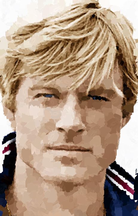 Robert Redford Portrait - Portraits by Samuel Majcen - Digital Art & AI ...