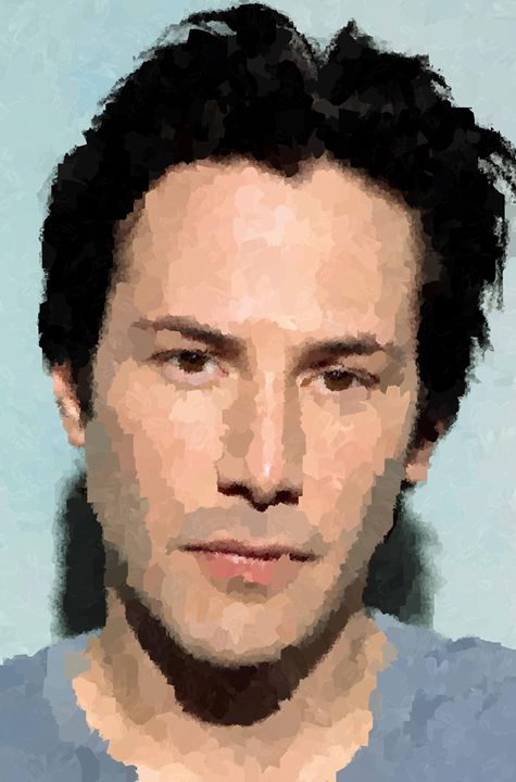Keanu Reeves Portrait - Portraits by Samuel Majcen - Digital Art ...