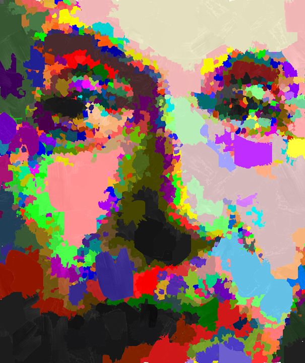 Albert Einstein - Abstract 01 - Portraits by Samuel Majcen - Digital ...