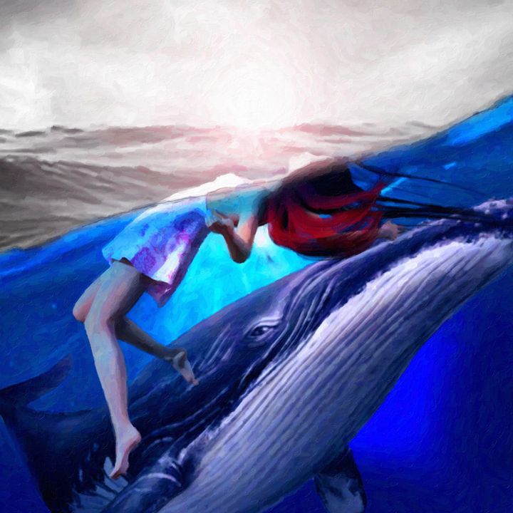 Floating Through Life - Becket - Drawings & Illustration, People ...