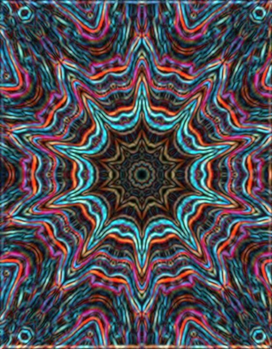 Star Power - DoodleDawg - Drawings & Illustration, Abstract, Geometric ...