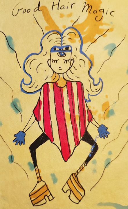 The Good Hair Magic - L.D.B Art - Drawings & Illustration, Fantasy ...