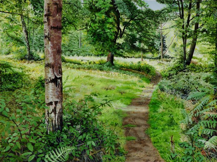 Walk another Way - Martin Scrase - Paintings & Prints, Landscapes ...