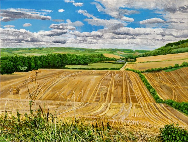 Everything points to the harvester - Martin Scrase - Paintings & Prints ...
