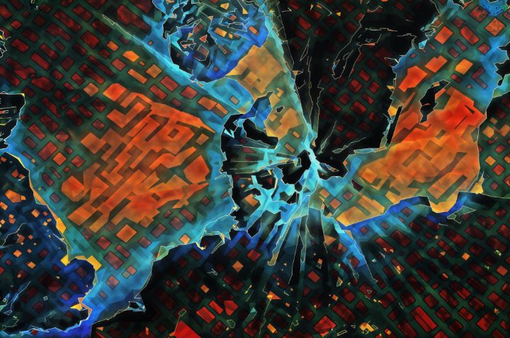 Denmark Wall Art Map - Wall Art Maps - Digital Art & AI, Places ...
