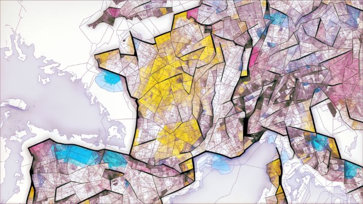 France Wall Art Map - Wall Art Maps - Digital Art & AI, Places & Travel ...