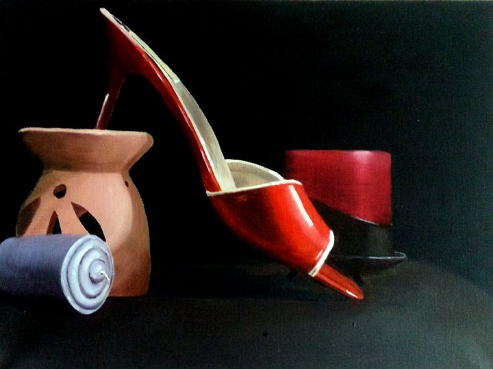 Red Shoe - Broadbent Fine Art - Paintings & Prints, Still Life, Other ...
