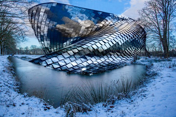 Abstract Landscape Architecture Museum Of History And Future By