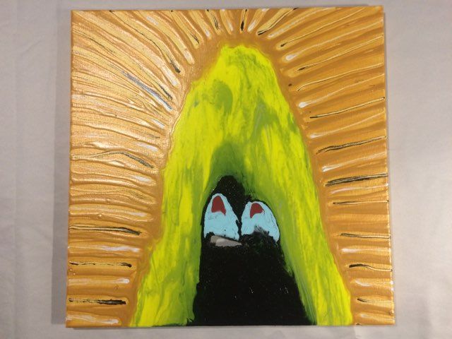 Surprise! Ripped Canvas Fix - Art On My Sleeve - Paintings & Prints ...