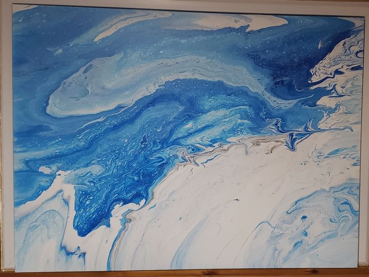 Big Blue Boy - Art On My Sleeve - Paintings & Prints, Abstract, Other ...