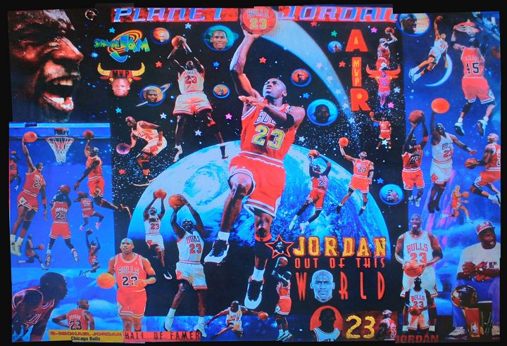 Dorian's Creative Handmade Basketball Collages - Paintings & Prints