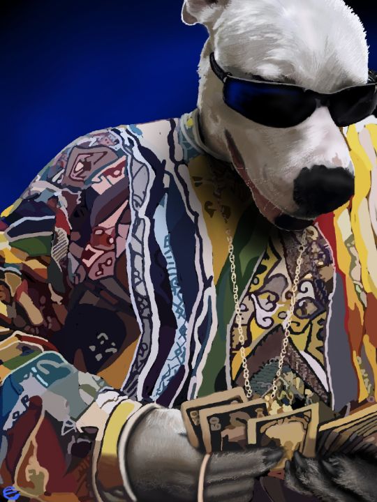 Notorious D.O.G - Evinger Emages - Paintings & Prints, Animals, Birds ...