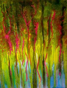 Colourful Roots - Just Be Art - Paintings & Prints, Abstract, Landscape ...