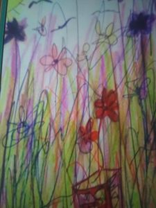 Scattered flowers - Belinda jordan1 - Drawings & Illustration, Abstract ...