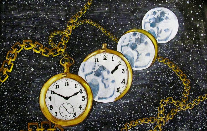 Time in space - Megan Lefort - Drawings & Illustration, Science ...