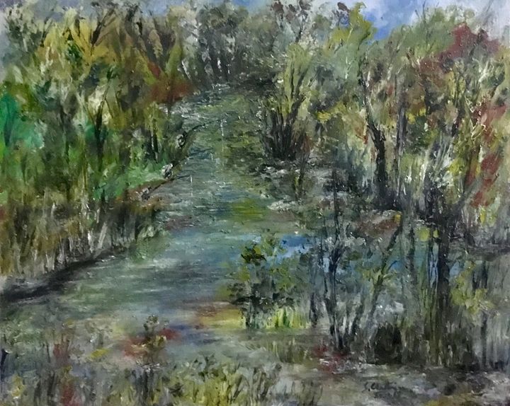 Landscape - Indian art - Paintings & Prints, Abstract, Landscape - ArtPal