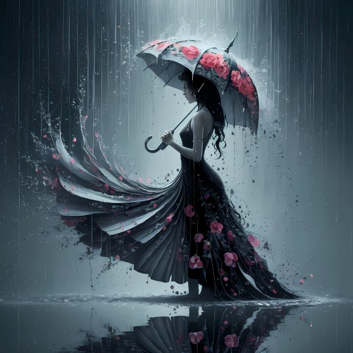 Rain's Embrace - Fouad Art - Digital Art & AI, Fantasy & Mythology ...