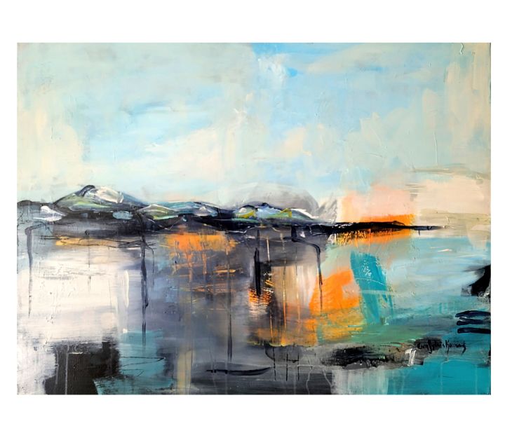 „Hello Koh Samui” abstract painting - 126StudioArt - Paintings & Prints ...