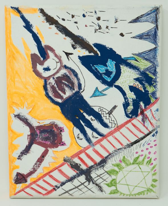 Devils of the trappy track - FaizaPlata - Paintings & Prints, Abstract ...