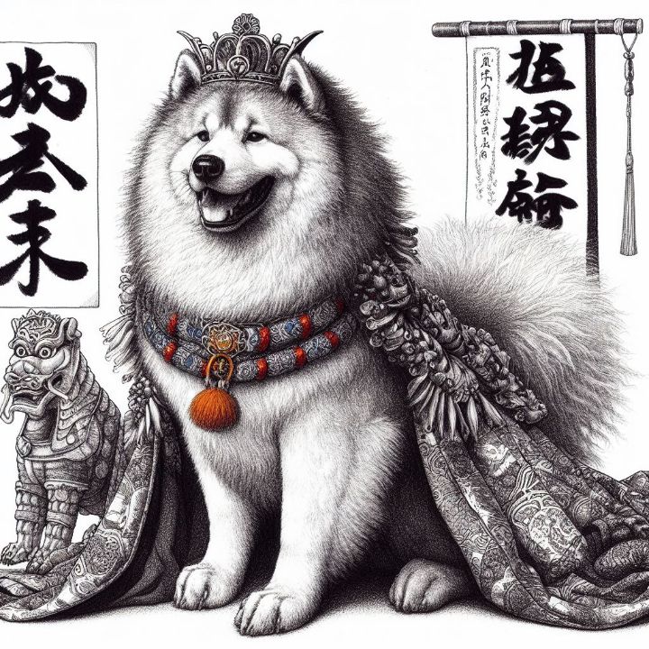 The Japanese dog king, drawing - Lionell - Drawings & Illustration ...