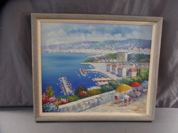 W. Redman Seaside Signed - Monee's Collectables & Heirlooms - Paintings ...