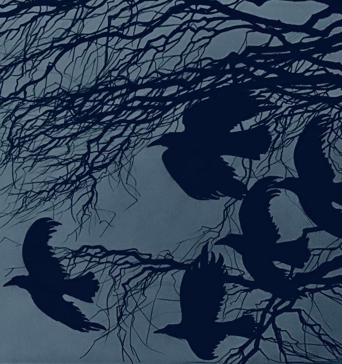 Mysterious crows - Vlasic - Drawings & Illustration, Animals, Birds ...