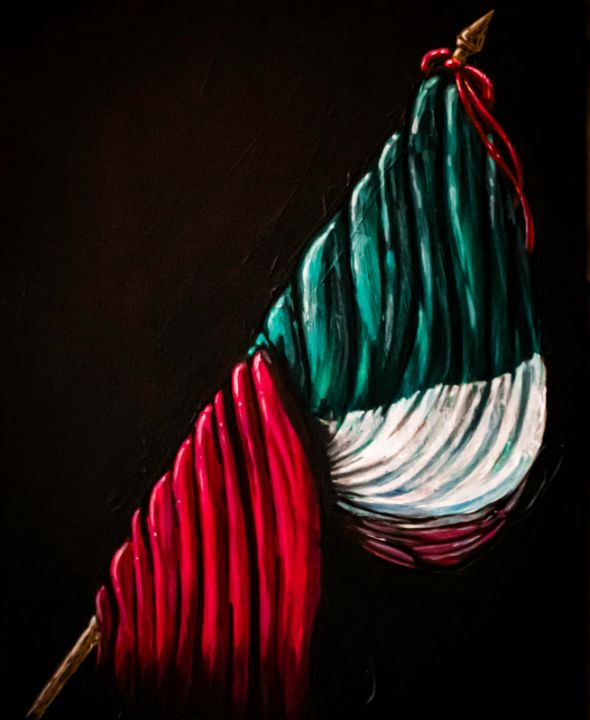 Mexican Flag - Kreatures Art - Paintings & Prints, Politics ...