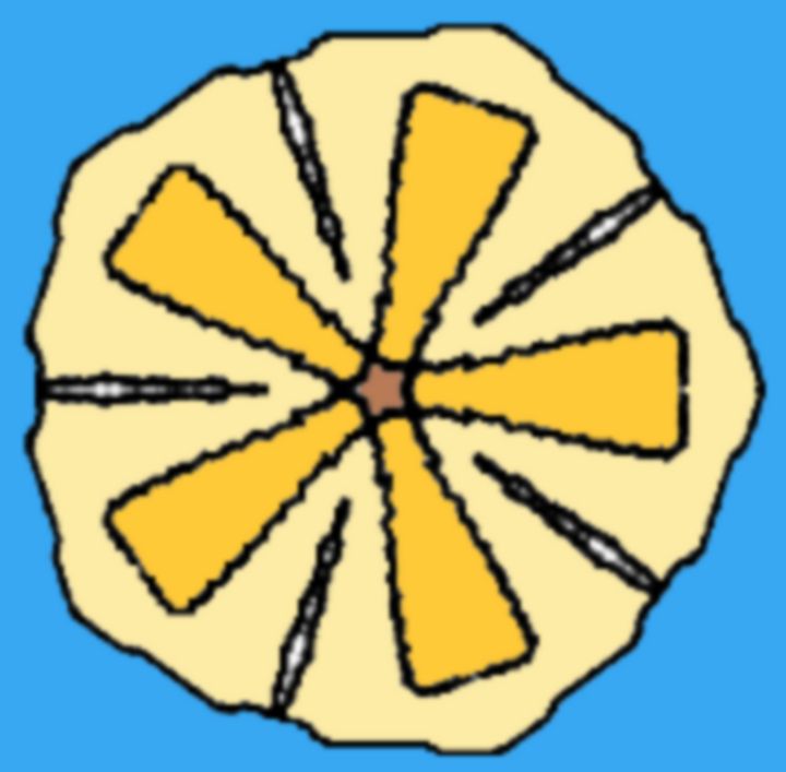 Sanddollar Blue - Spectrum Art - Digital Art & AI, Abstract, Figurative ...