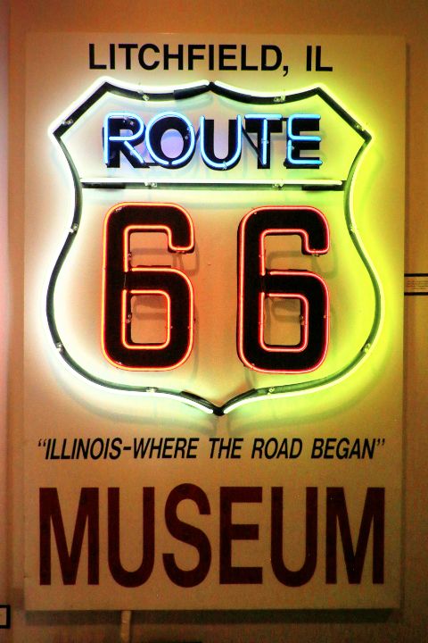 Route 66 Neon - TopGum Photography by E. Gary Gum - Photography, Places ...
