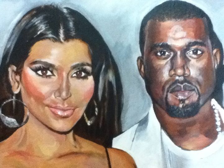 Kimye - Billy Jackson - Paintings & Prints, People & Figures, Celebrity ...