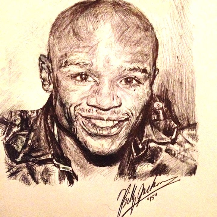 Floyd Mayweather Jr. - Billy Jackson - Drawings & Illustration, People ...