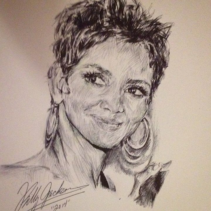 Halle Berry - Billy Jackson - Drawings & Illustration, People & Figures ...