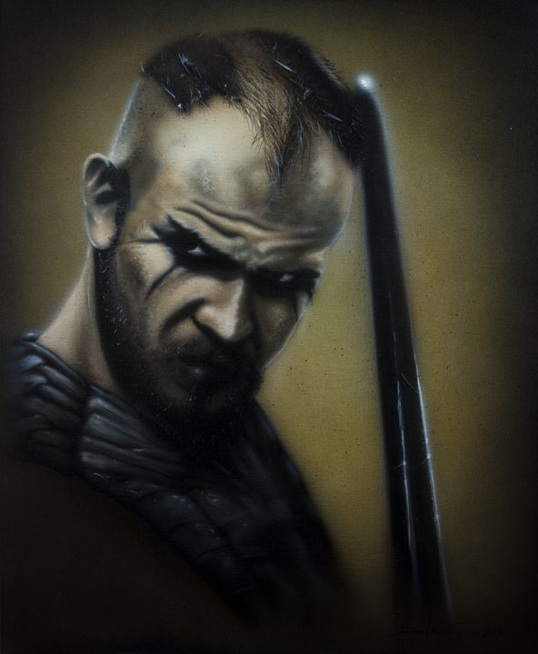 Floki Ready For Battle - Mixed Art - Paintings & Prints, Entertainment ...