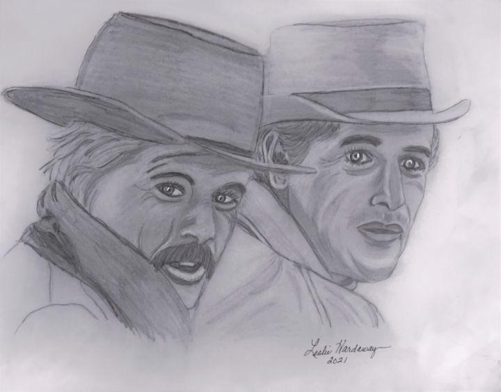 Butch Cassidy and the Sundance Kid - Art By Leslie - Drawings ...