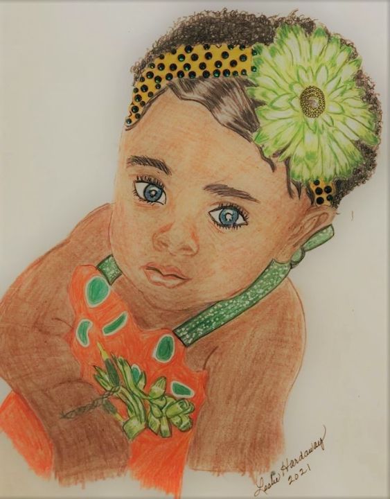 "All Dolled Up" - Art By Leslie - Drawings & Illustration, Childrens ...